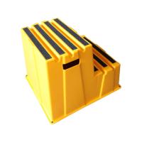 China High Safety Two Step Step Ladder HDPE Plastic Easy To Move for sale