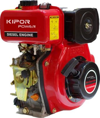 China 15HP Air Cooled Diesel Engine Single Cylinder Electric Start 498cc 3600rpm for sale