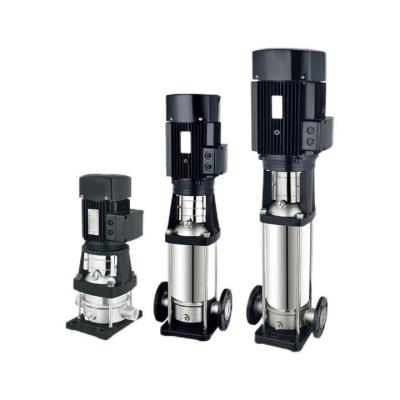 China 2HP High Temperature Inline Vertical Multi-Stage Centrifugal Pump with Stainless Steel Construction for Industrial Applications for sale