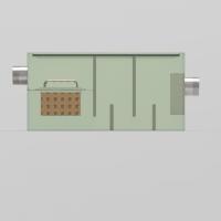 China Stainless Steel 304 Oil Water Separator Buried Tank 98% Filtration Efficiency for sale