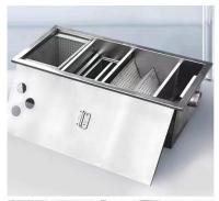 China SUS304 Stainless Steel Grease Trap Oil Water Separator 98% Filtration Rate for sale