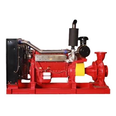 China Horizontal/Vertical Diesel Engine Fire Pump Set 400 m³/h Flow 150m Head Pressure Boosting System for sale