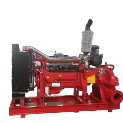 China XBC Diesel Engine Fire Pump Set 380V with 5-500L/S Flow Rate and 30-400KW Power for Indoor Fire Protection Systems for sale
