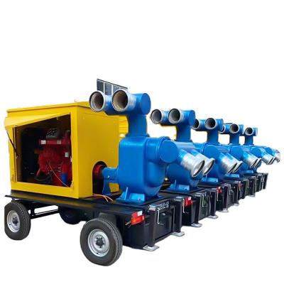 China Large Flow Diesel Engine Pump 800m³/h Capacity 80m Head for Flood Prevention and Water Treatment for sale