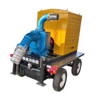 China Square Diesel Engine Mobile Pump Truck 2000 m³/h Flow 100m Head for Agricultural Irrigation & Flood Control for sale