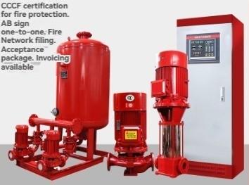 China XBD Integrated Diesel Electric Fire Hydrant Pump with 0.2 kg/CM² Suction Pressure and 220/380V Power Supply for sale