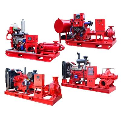 China Indoor Fire Hydrant Diesel Engine Fire Pump Set 500L/Hour with 30-400KW Power for Industrial Safety for sale