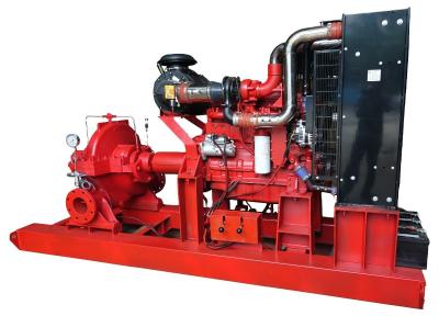 China Diesel Engine Fire Pump Unit with 0.2 kg/CM Suction Pressure and +5℃ to +40℃ Operating Range for Emergency Water Supply for sale