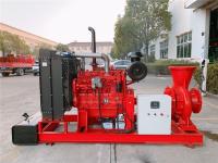 China Large Flow Diesel Engine Fire Pump Set 220V 380V with 2-6 Pump Combinations and 0.2 kg/CM Suction Pressure for sale
