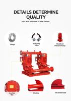 China Diesel Engine Firefighting Water Pump with Constant Pressure Frequency Conversion 220V/380V 20kg/cm² Pressure for sale