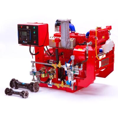 China Indoor Diesel Engine Fire Pump Set 2900 RPM with Stainless Steel Pipe - 2-6 Pump Configurations for sale