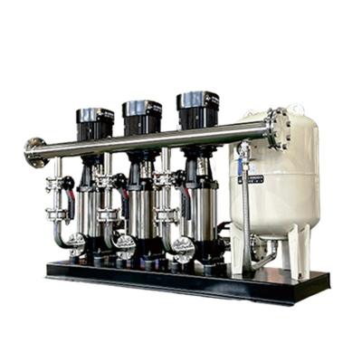 China Multistage Pump Water Supply System with 2-6 Pump Sets, 0.2 kg/cm² Suction Pressure & 70℃ Temperature Range for sale