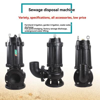 China Self Priming Submersible Sewage Pump 10-5500 m³/h Capacity 8-110m Head for Wastewater Treatment for sale