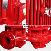 China Stiletto Single-Stage Centrifugal Fire Pump 500 GPM with 1.6 MPa Pressure for Marine Water Systems for sale