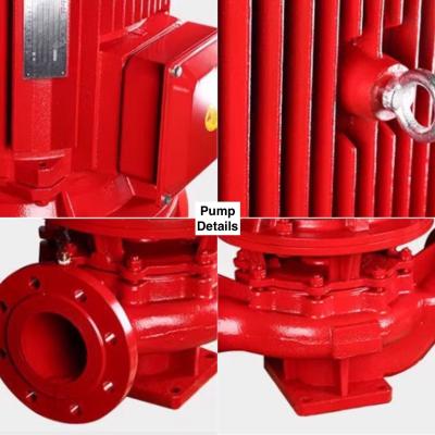 China Stiletto Single-Stage Centrifugal Fire Pump 500 GPM with 1.6 MPa Pressure for Marine Water Systems for sale