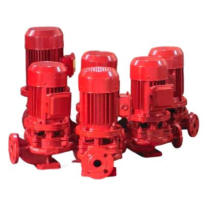 China Vertical Single Stage Fire Booster Pump 5-140 L/s Flow 0.31-1.5 MPa Pressure Range for Water Supply Systems for sale