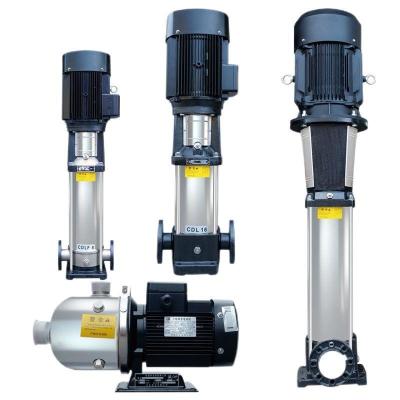 China CDLF Stainless Steel Centrifugal Vertical Pump 240m³/h Flow 300m Head Variable Frequency 0.37-110KW for sale