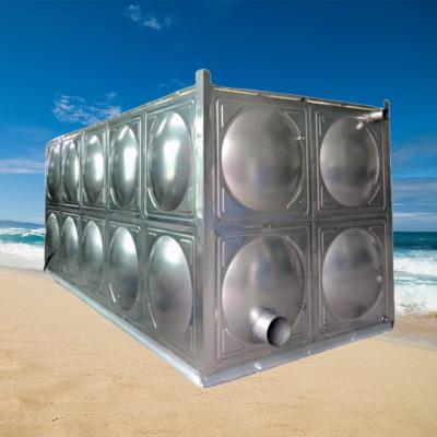 China SS304 Stainless Steel Water Tank 4-10mm Panel Thickness for Industrial Drinking Water Storage for sale