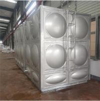 China Stainless Steel SS304 Modular Water Tank with 4-10mm Panel Thickness and 1.0m×1.0m Customizable Sizes for sale