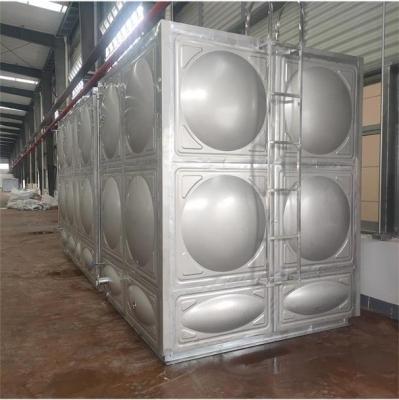 China Stainless Steel SS304 Modular Water Tank with 4-10mm Panel Thickness and 1.0m×1.0m Customizable Sizes for sale