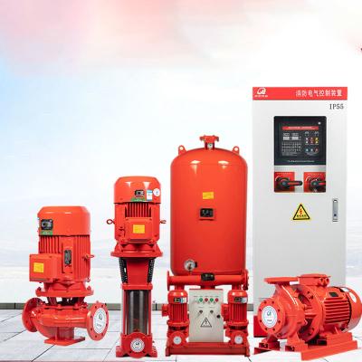 China Cast Iron Fire Booster Pump Pressure-Stabilizing System with 30-40m Head and 600-1000L Tank for sale