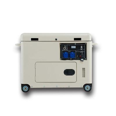 China 5-10kw Silent Diesel Generator Set 220V 50Hz Household Emergency Power for sale