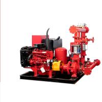 China 200gpm 27HP Diesel Engine Centrifugal Fire Pump Set with Control Panel for sale