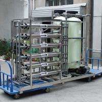China 500L/H 1000L/H Fiberglass Stainless Steel Reverse Osmosis Water Treatment Plant RO System for sale