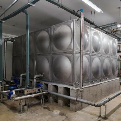 China 10T Capacity 304 Stainless Steel Water Tank Custom Sizes 125L-1.5M L for Municipal Supply for sale