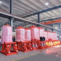 China 5.4 m³/h Flow 220V Fire Fighting Booster Pump System with 1.1KW-160KW Power Range and CCC Certification for sale
