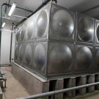 China Custom Size SUS304 Stainless Steel Water Filter Tank - 15x Longer Life Than Concrete, 1-Year Warranty for sale