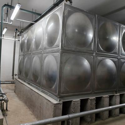 China Custom Size SUS304 Stainless Steel Water Filter Tank - 15x Longer Life Than Concrete, 1-Year Warranty for sale