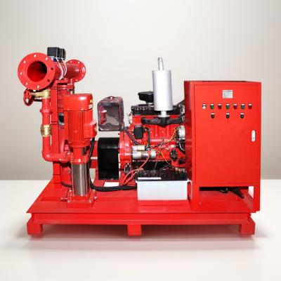 China 500L/Hour Diesel Engine Fire Pump Set 220V/380V for sale