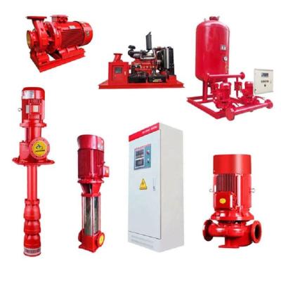 China 220V Fire Booster Pump System 1.5-200kW with 2900 RPM and 1-120 L/s Flow for Fire Protection for sale