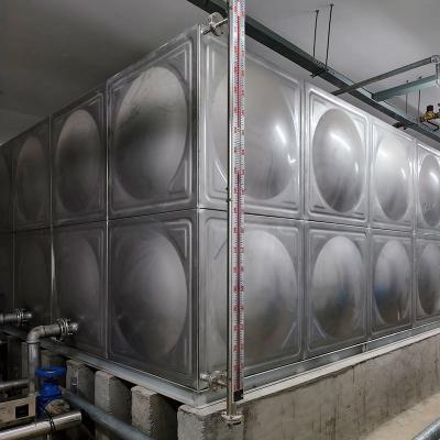 China Stainless Steel SUS304 Modular Water Tank 1 to 3000 Tons Capacity for Commercial Industrial Storage for sale