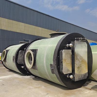 China GRP Compact Lifting Station Integrated Packaged Sewage Lift Station for sale