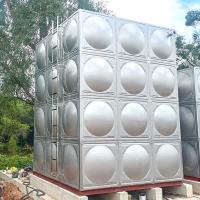 China Modular SUS304 Square Water Storage Tank 1m³ to 1000m³ for Fire Fighting Drinking Water for sale