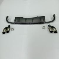 China Rear Bumper Lip for Audi A4 Nonsline Facelift S4 Style Rear Diffuser and Tailpipes 2016-2019 Delivery within 7 days for sale