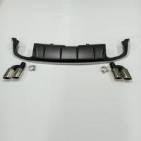 China New Arrival Rear Bumper Lip for Audi A5 Nonsline Facelift Audi S5 Style Rear Diffuser With Tailpipes 2016-2019 for sale