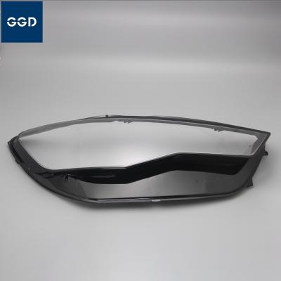 China Hot Sale Auto Body Parts PC Transparent Headlamp Shade Car Headlight Glass Cover for Audi A6LC7PALED 2016 2017 2018 for sale