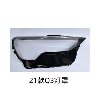 China Car Accessories Headlamp Transparent Cover Lampshade Lamp Shade Glass Headlight Shell Lens for Audi 2021 Q3 for sale