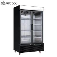 China R290 GAS Commercial Upright Drinks Fridge Frozen Food Merchandiser 1170L for sale