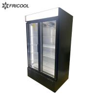 China 1170L Commercial Glass Door Merchandisers AC 110V 60HZ for sale