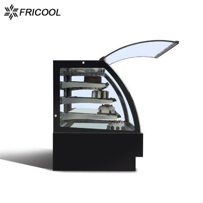 China Glass display case  commencial pastry refrigerated showcase with CE/ETL for sale
