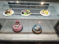China SS201 SS304 Curved Glass Refrigerated Deli Case Display Case 500L for sale