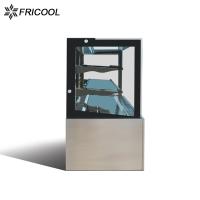 China Air cooling curved glass bakery display cabinet with CE/ETL for sale
