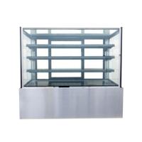 China Cake display refrigerator glass showcase with CE/ETL for sale