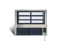 China Square Glass High Quality Luxury Refrigerated Cake Display Showcase for bakery shop with CE/ETL for sale