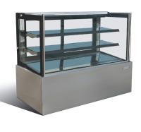 China Square Glass Refrigerated Bakery Showcase with CE&ETL for sale
