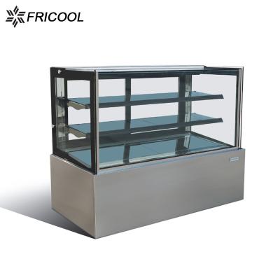 China Refrigerated bakery display case  for bakery shop with CE and ETL for sale